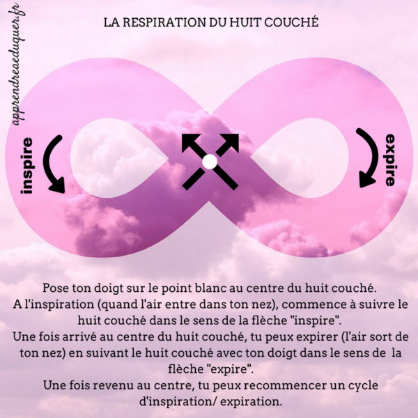 La respiration du huit couché : pour retrouver son calme