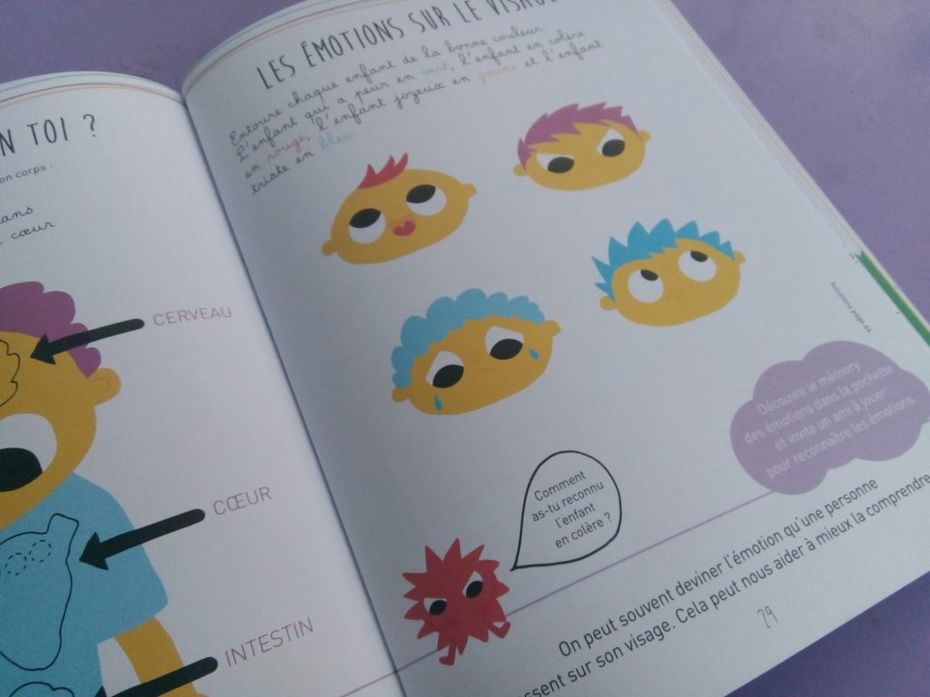 Un cahier sur les émotions pour les jeunes enfants (4-7 ans)