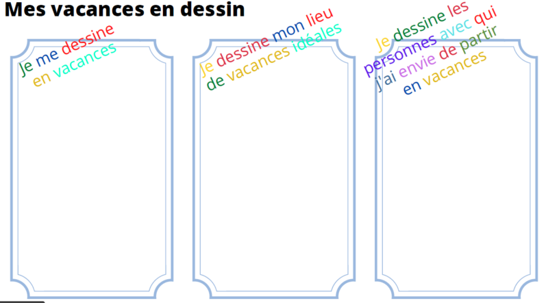 Journal souvenir des vacances à télécharger pour les enfants