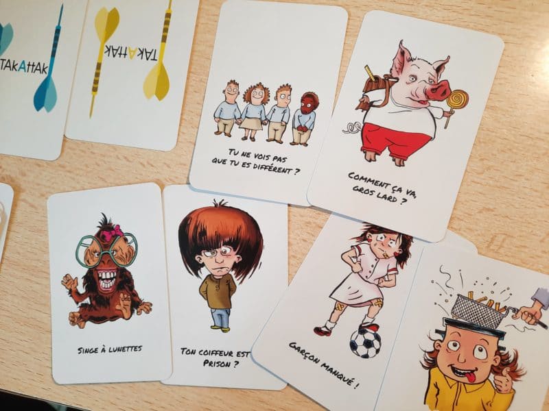 TAkAttAk À la Récré : un jeu de cartes qui entraine l'esprit de répartie